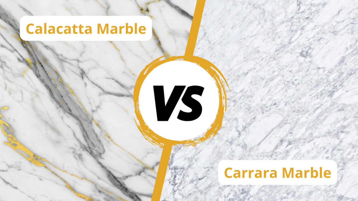 Calacatta vs Carrara Marble Countertops: Key Differences